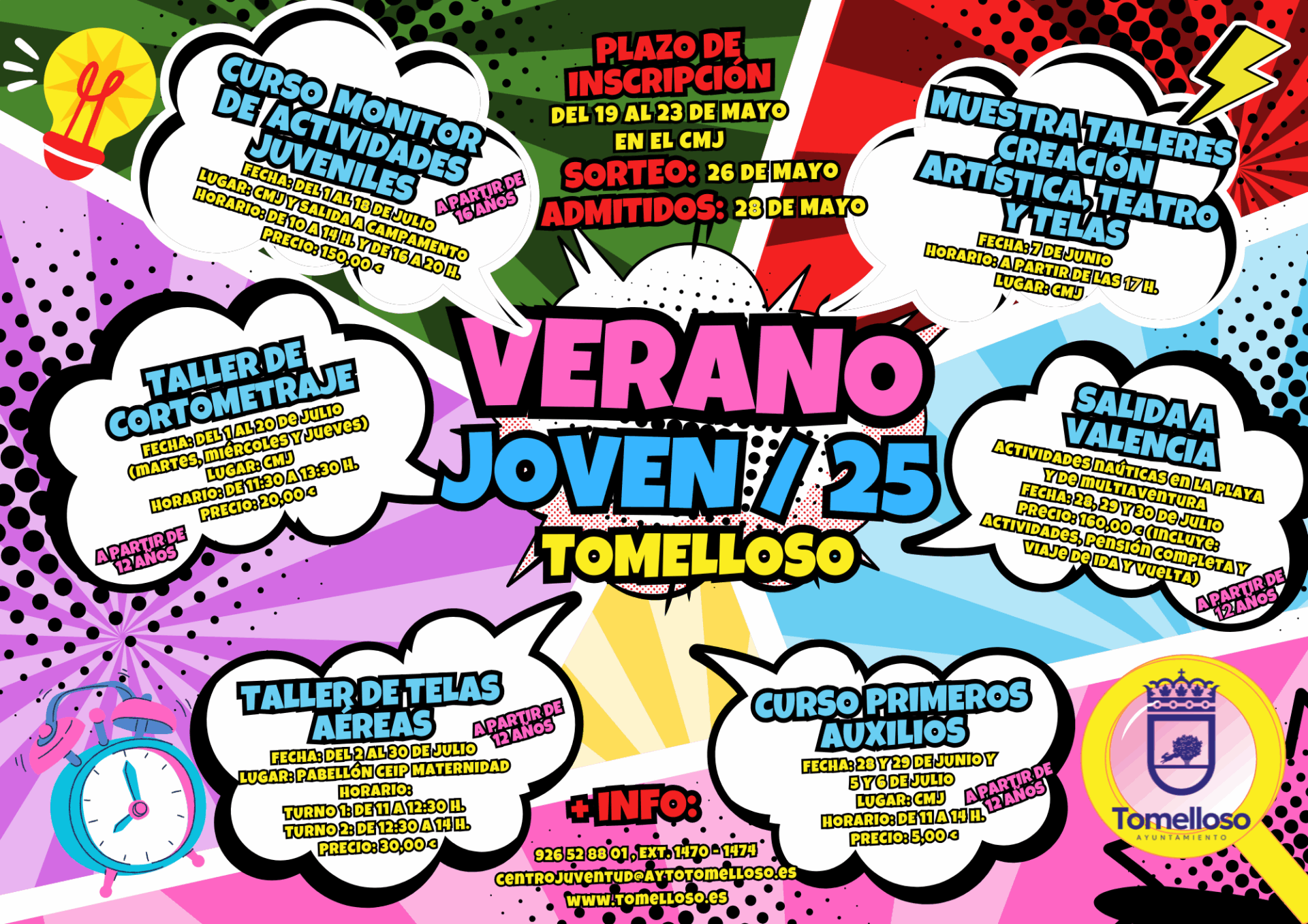 La concejalía de Juventud del Ayuntamiento de Tomelloso presenta su programación de verano 2025 ...